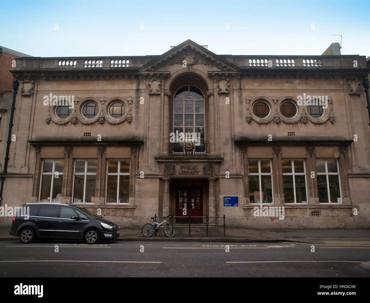 The exterior of Hove Library Stock Photo - Alamy