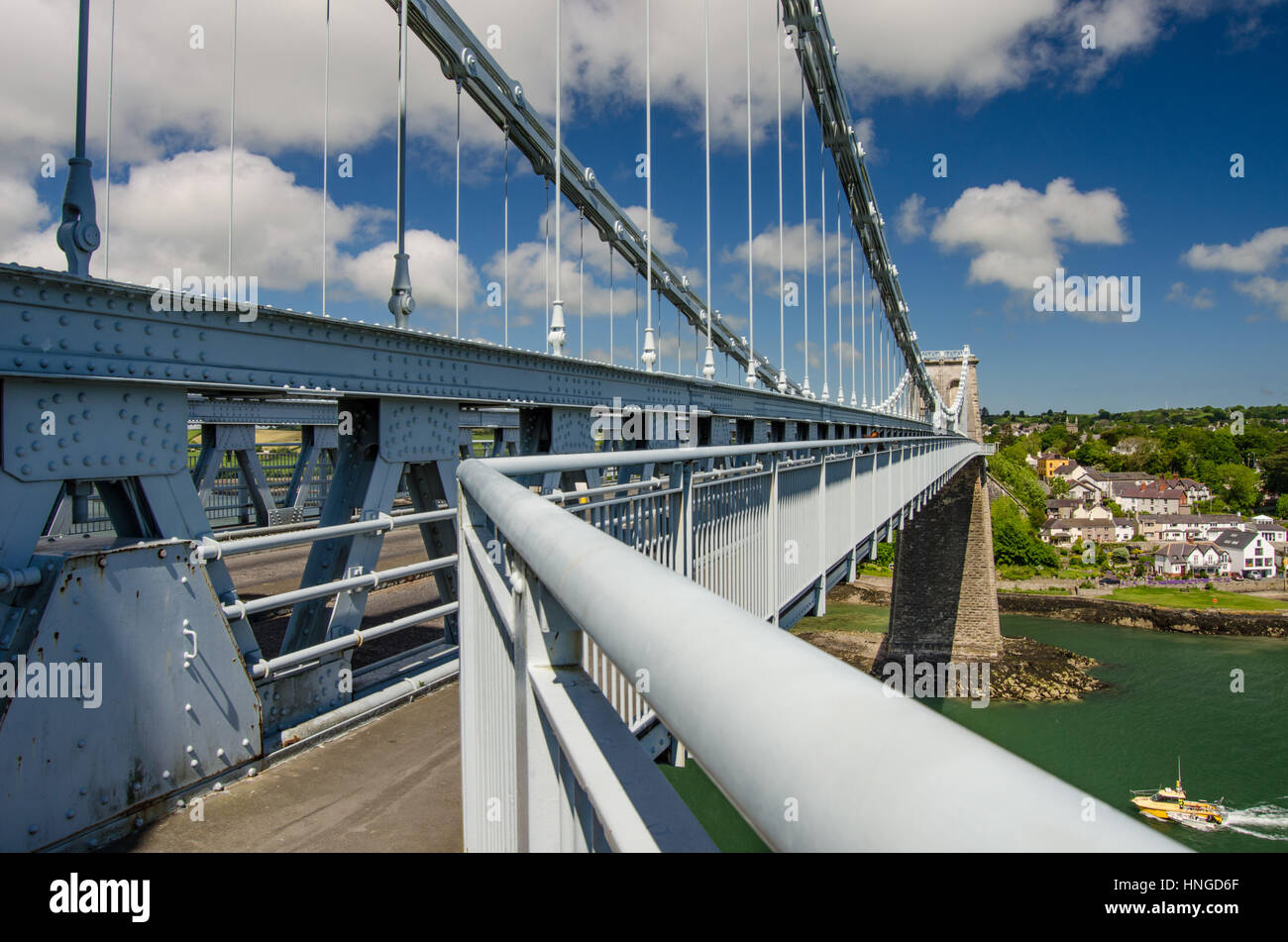 The Menai bridge Stock Photo - Alamy