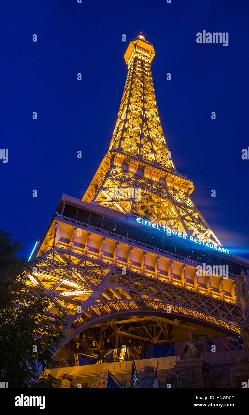 The Paris Las Vegas hotel and casino in Las Vegas.The hotel includes a half scale, 541-foot (165 ...