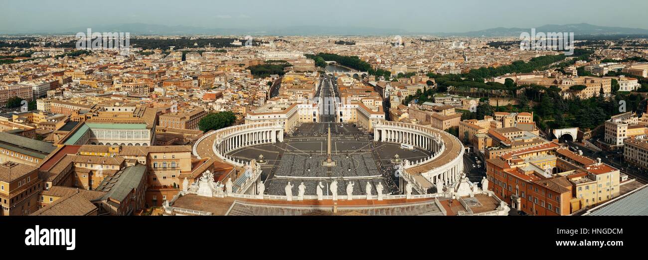 Vatican city aerial view hi-res stock photography and images - Alamy