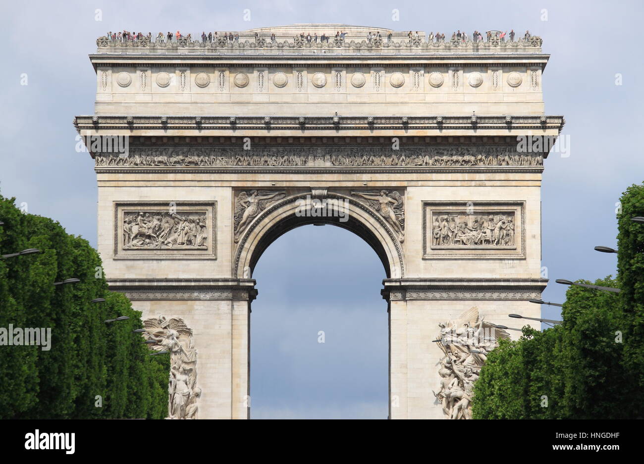 Arch of Triumph in Paris, France Stock Photo - Alamy