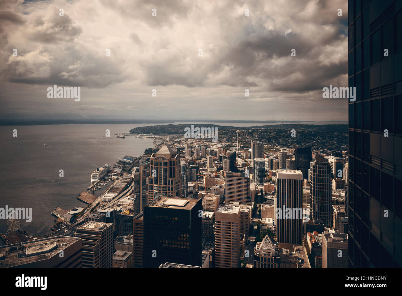 Seattle panorama hi-res stock photography and images - Alamy