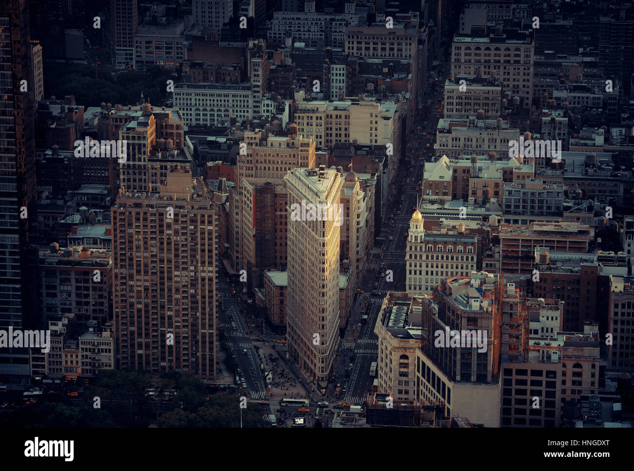 Flatiron building aerial hi-res stock photography and images - Alamy