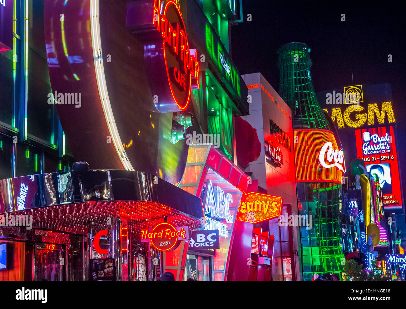 View of the strip in Las Vegas. The Las Vegas Strip is an approximately ...