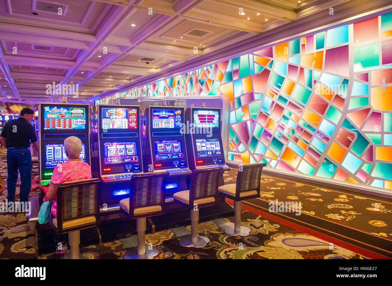 Bellagio hotel casino interior in hi-res stock photography and images ...