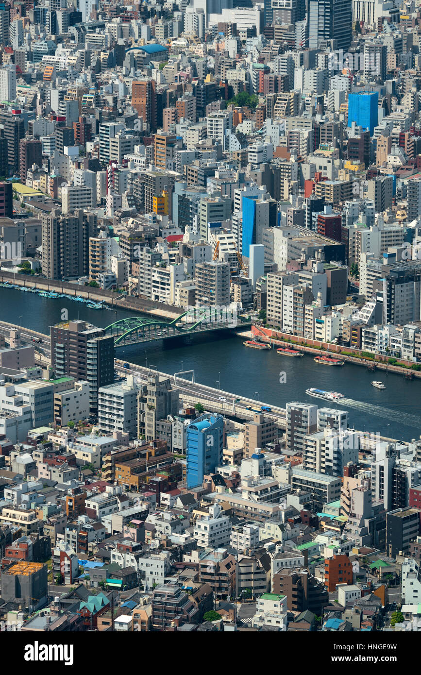 Tokyo urban rooftop view background, Japan Stock Photo - Alamy