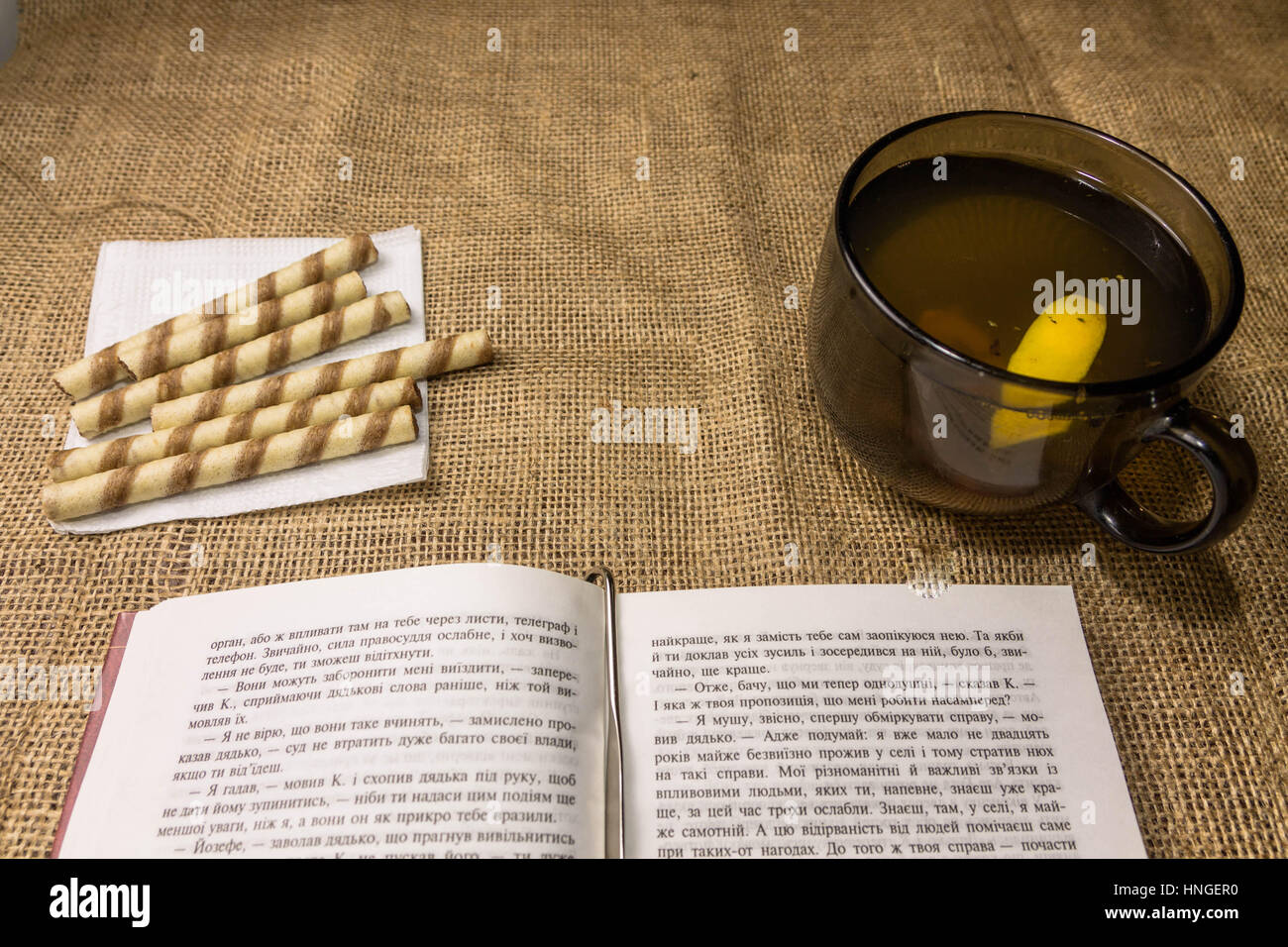 Teacup And Book High Resolution Stock Photography and Images - Alamy
