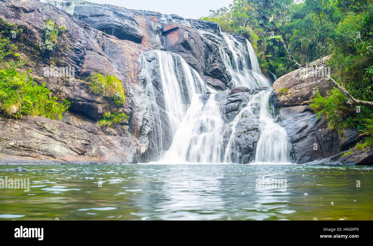The Baker's Falls is not a huge but one of the most beautiful ...