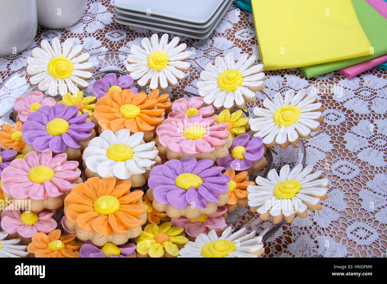 Spring Flower Cookies