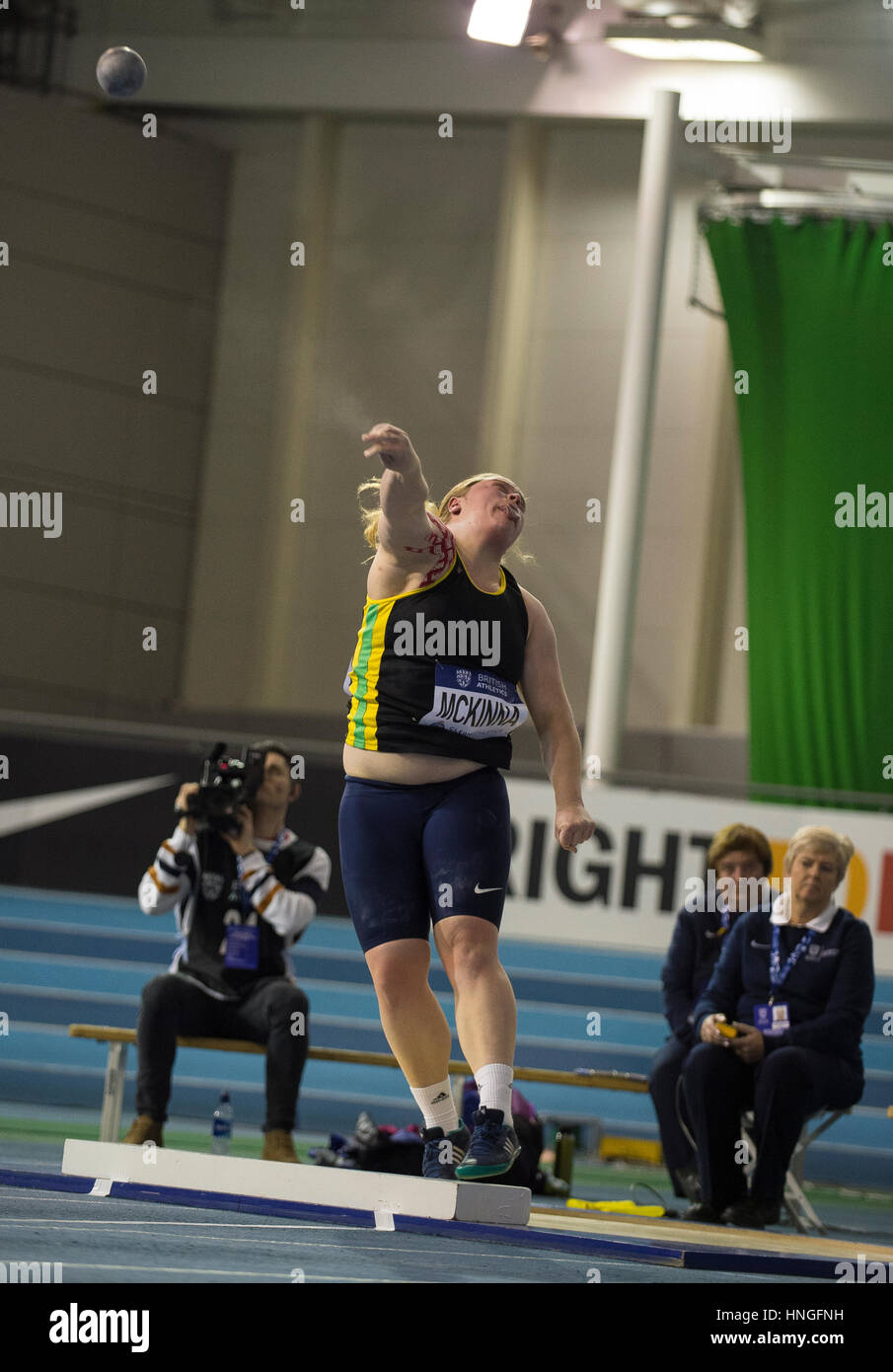 Shot put british athletics indoor hi-res stock photography and images ...