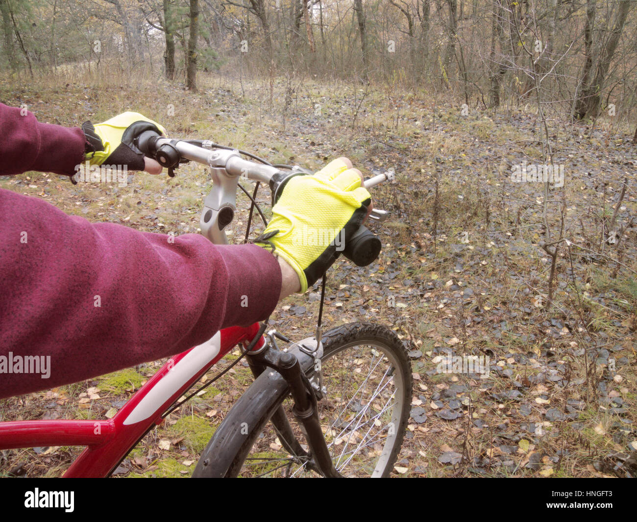 Smoking during cycling outdoors Stock Photo - Alamy