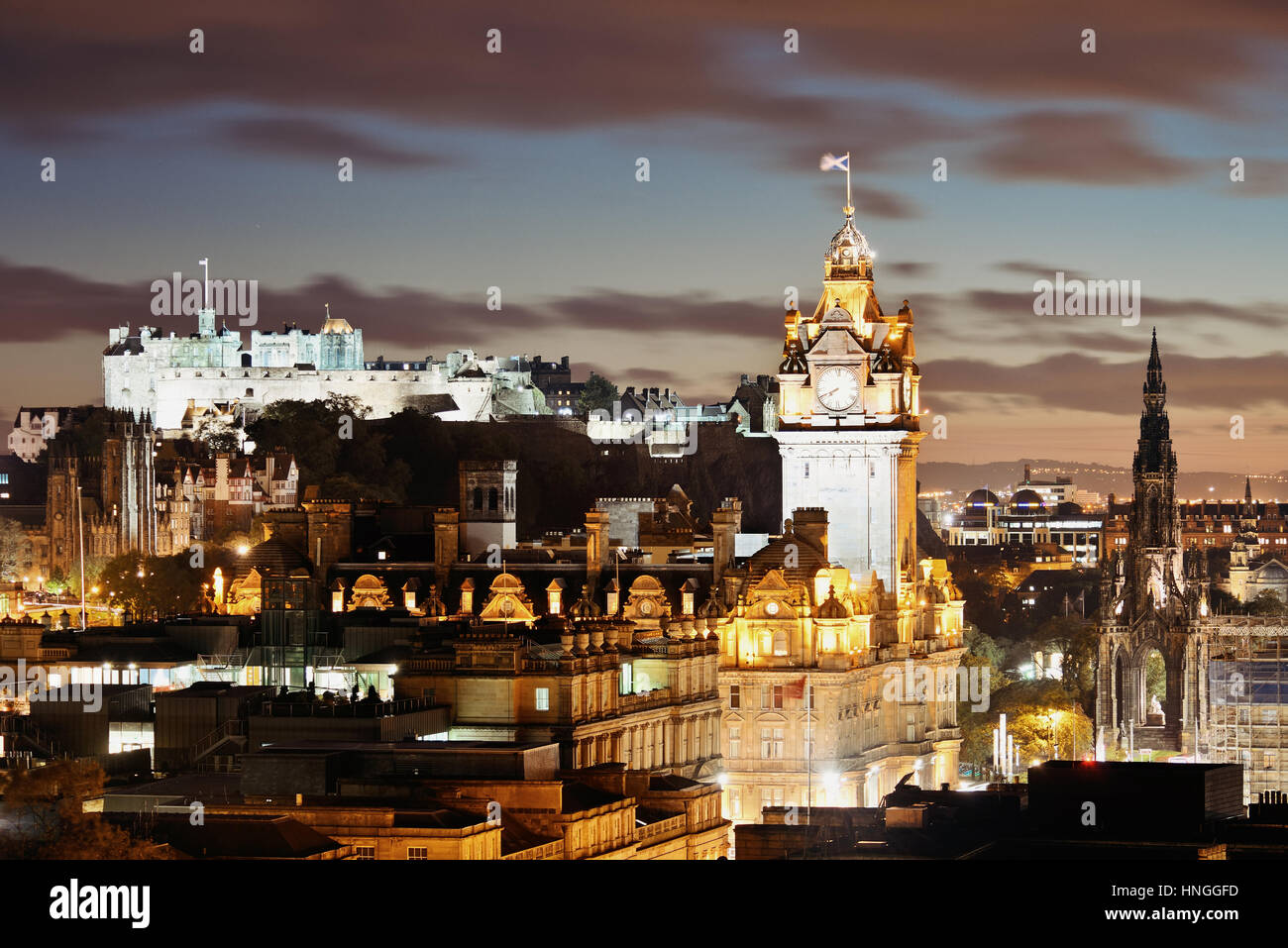 Scottish night view hi-res stock photography and images - Alamy