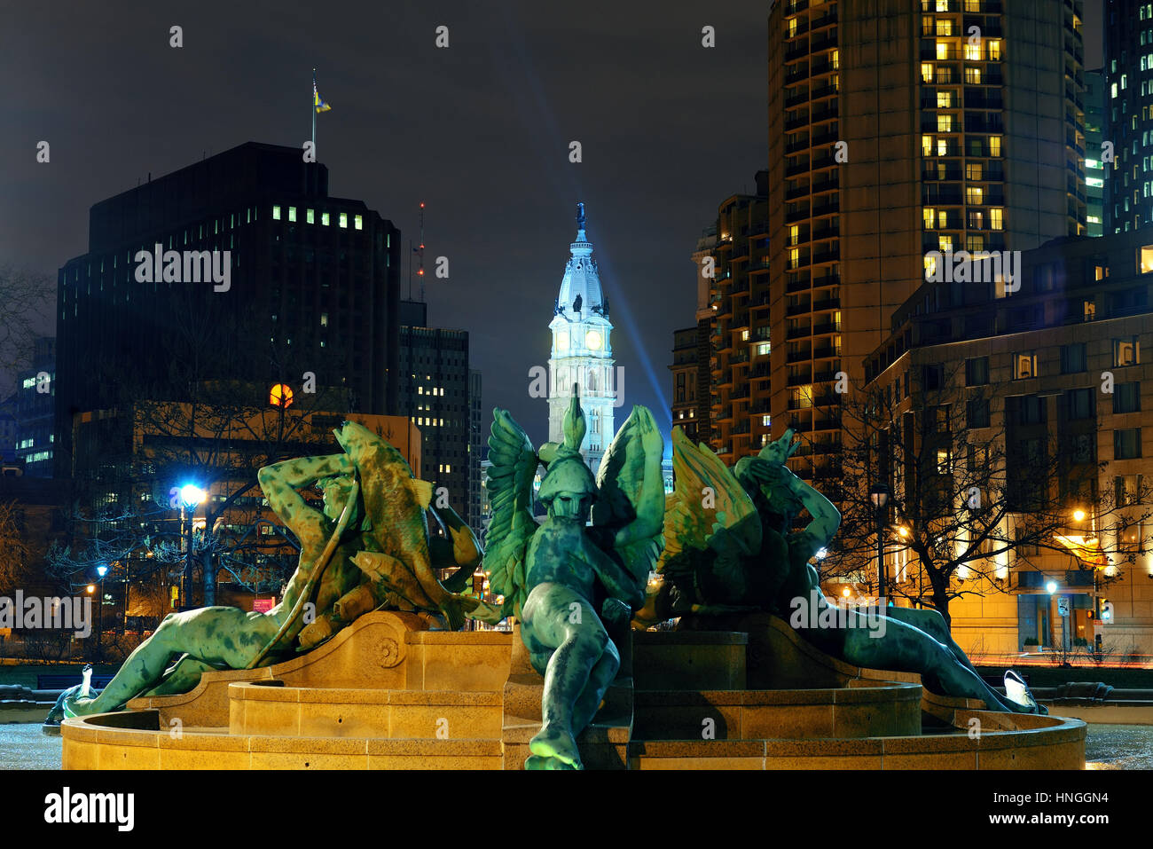Philadelphia city hall hi-res stock photography and images - Alamy