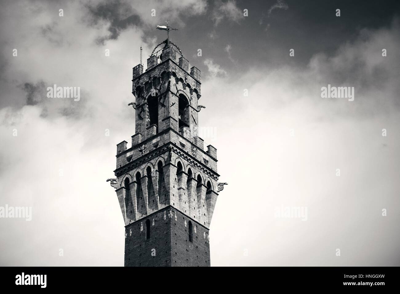White gothic city hall tower hi-res stock photography and images - Alamy