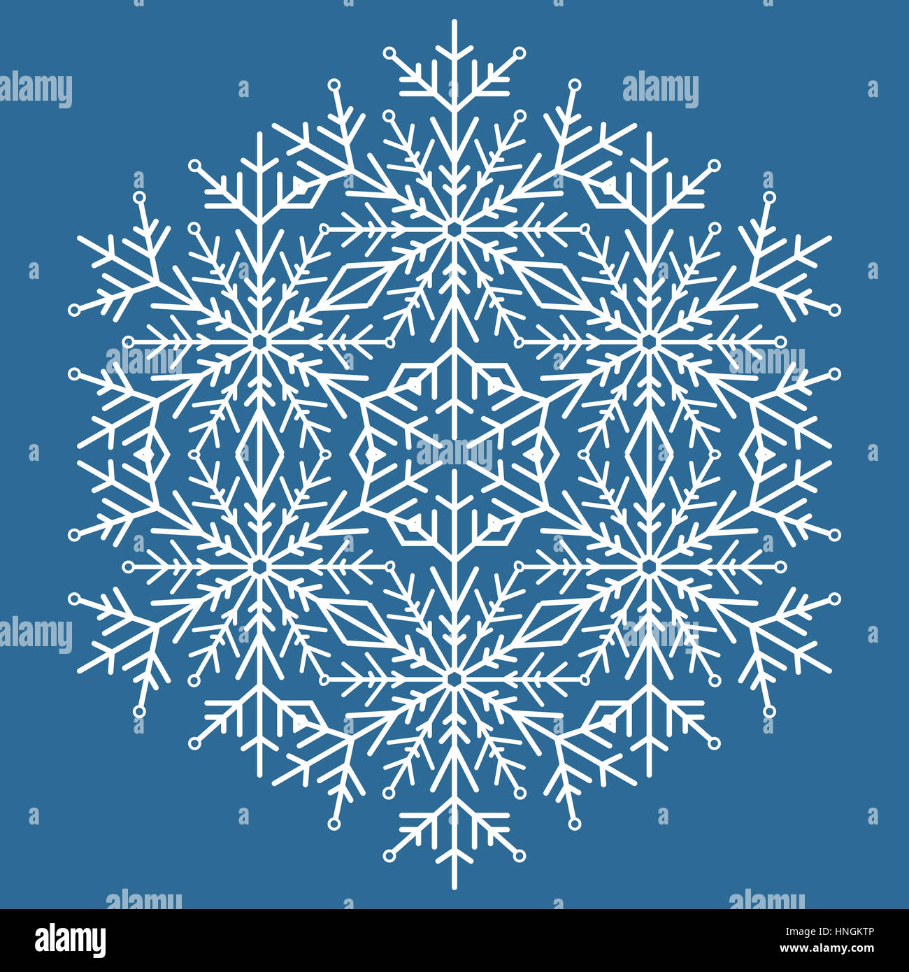 Snowflake monogram hi-res stock photography and images - Alamy
