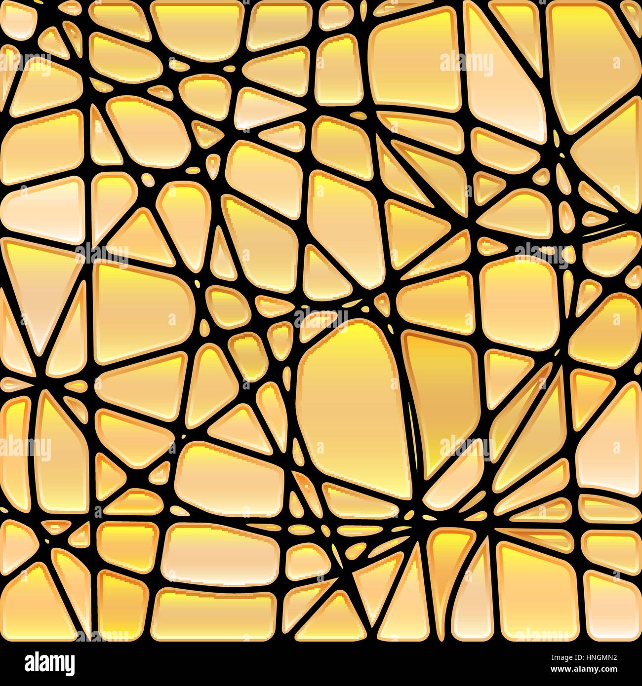 abstract vector stained-glass mosaic background - light beige Stock ...