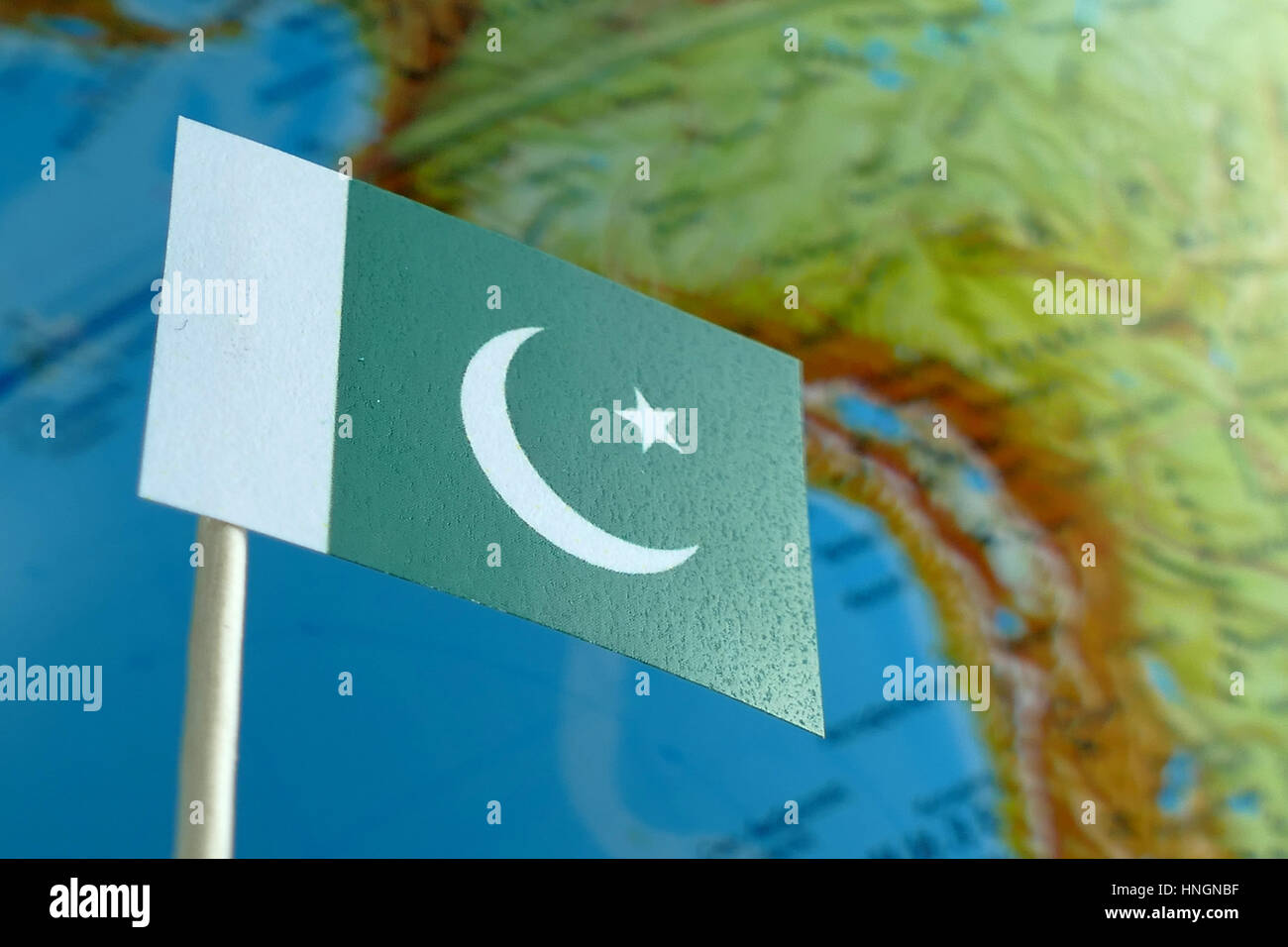 Pakistani flag map hi-res stock photography and images - Alamy
