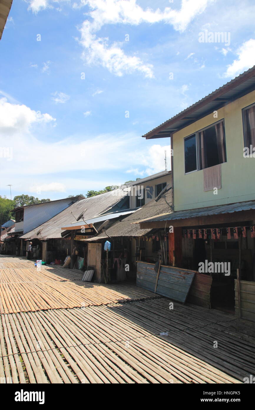 Bidayuh Longhouse at Sarawak, Malaysia Stock Photo - Alamy