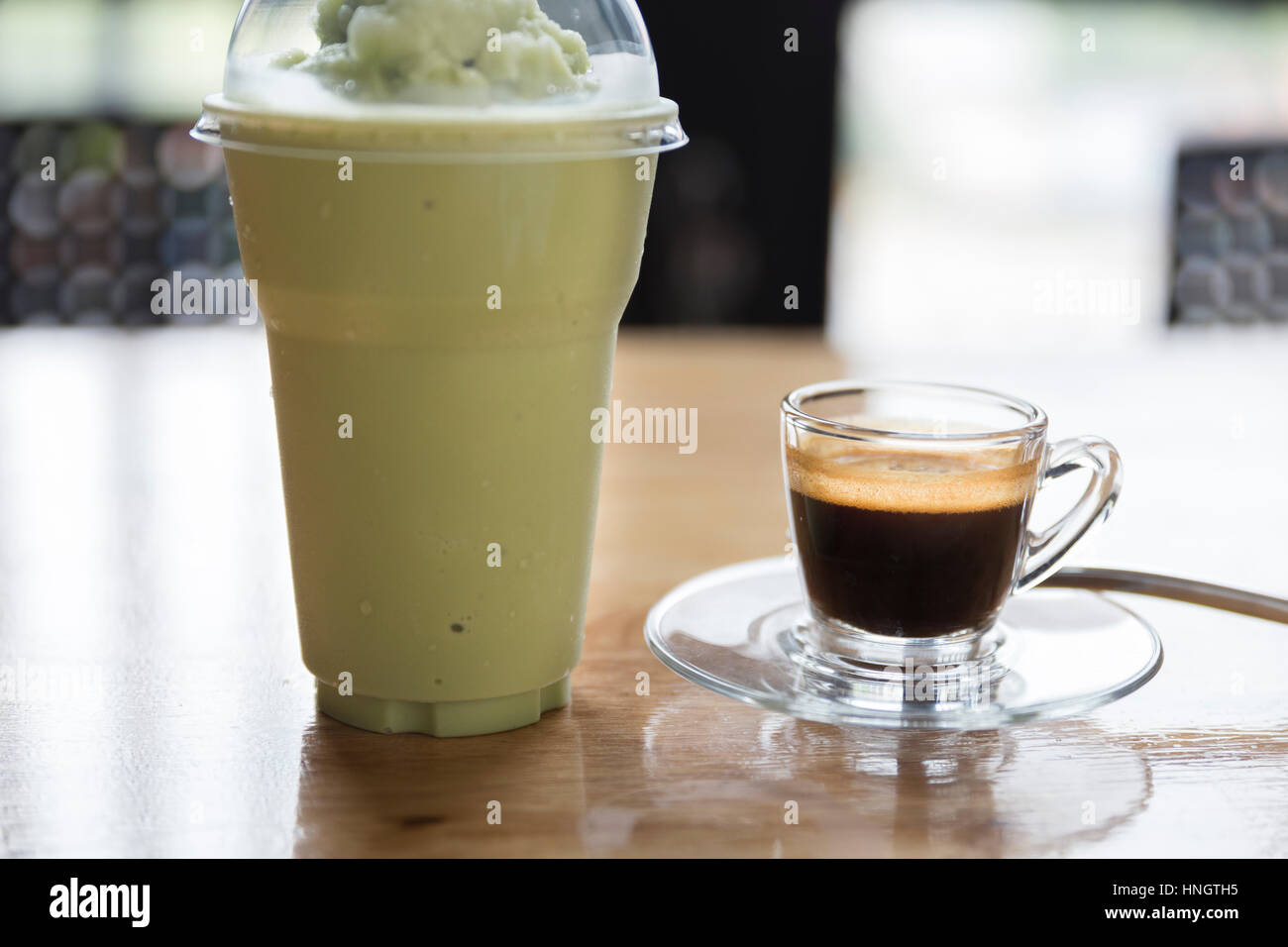 Matcha frappe hi-res stock photography and images - Alamy