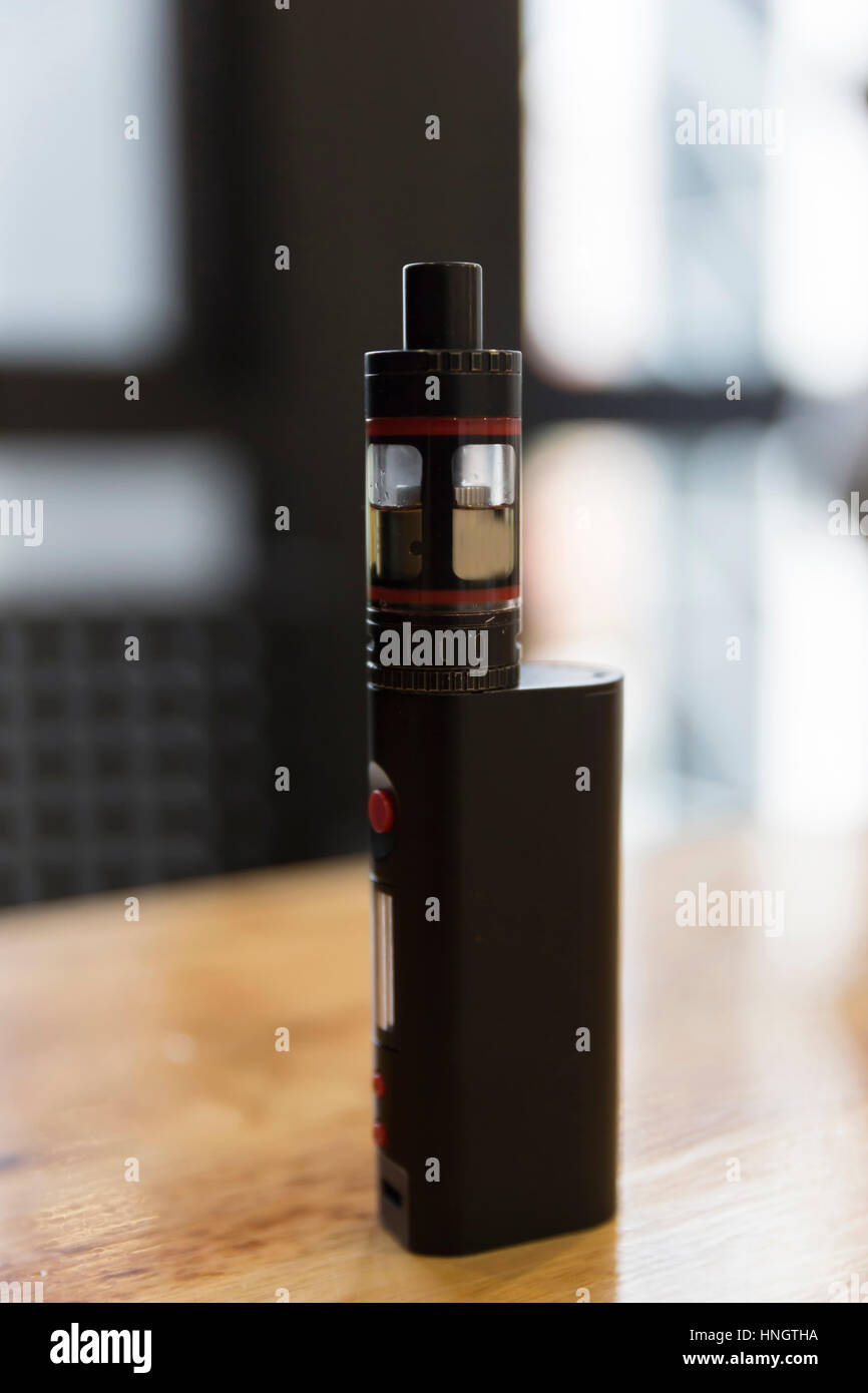electronic cigarette device for alternative smoking Stock Photo - Alamy