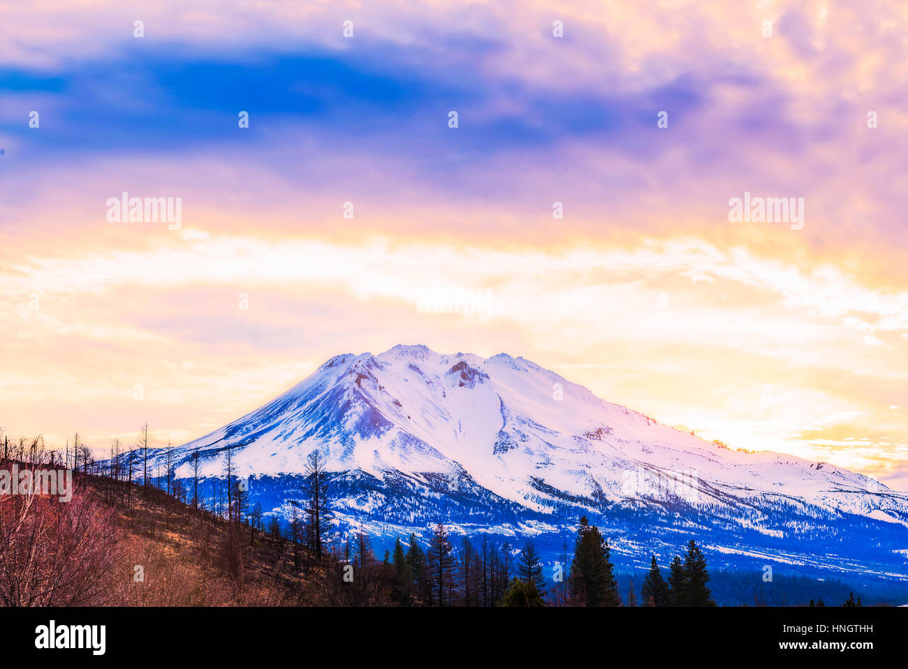 Beautiful california sunset hi-res stock photography and images - Alamy