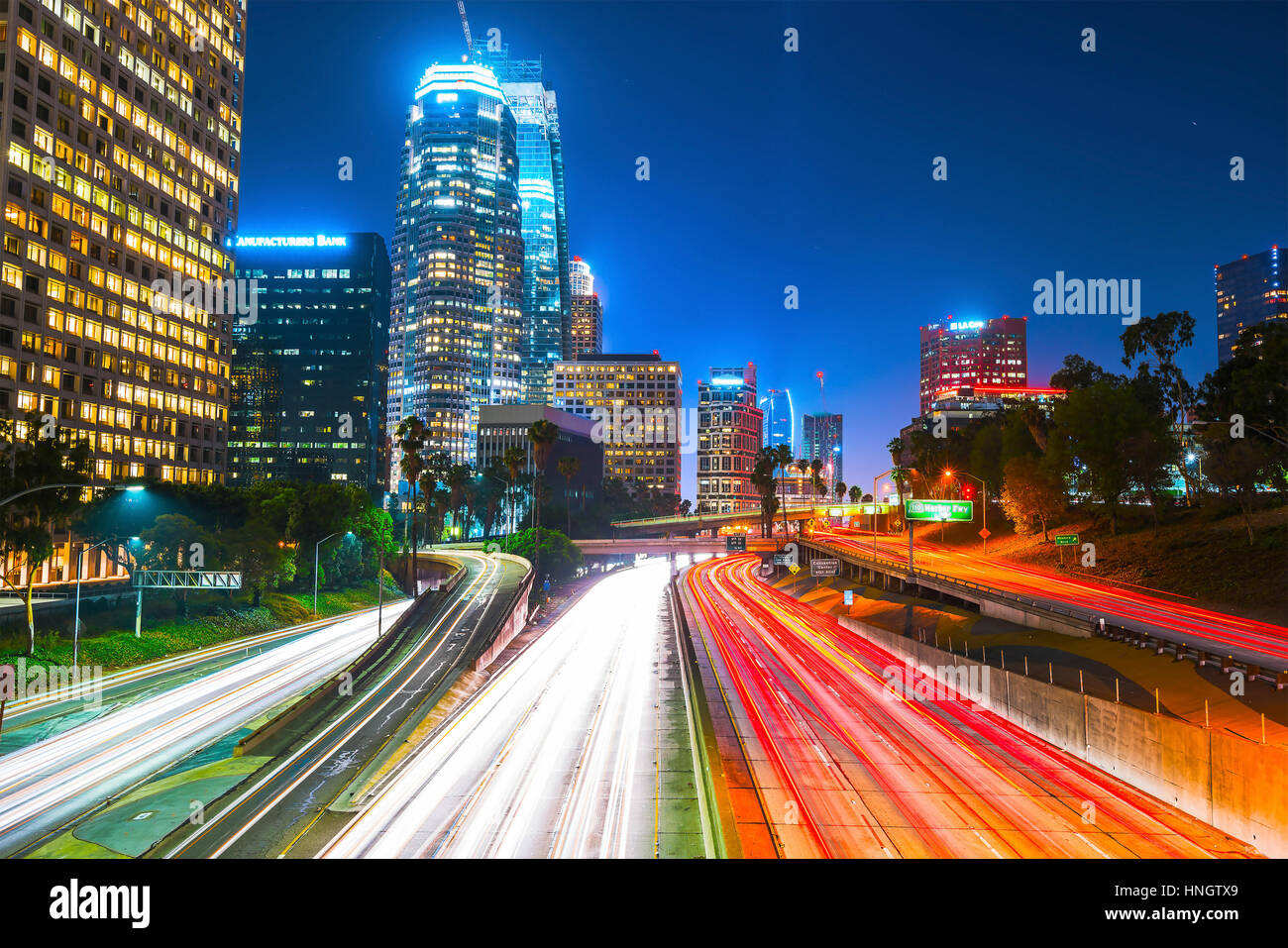 Hollywood freeway hi-res stock photography and images - Alamy