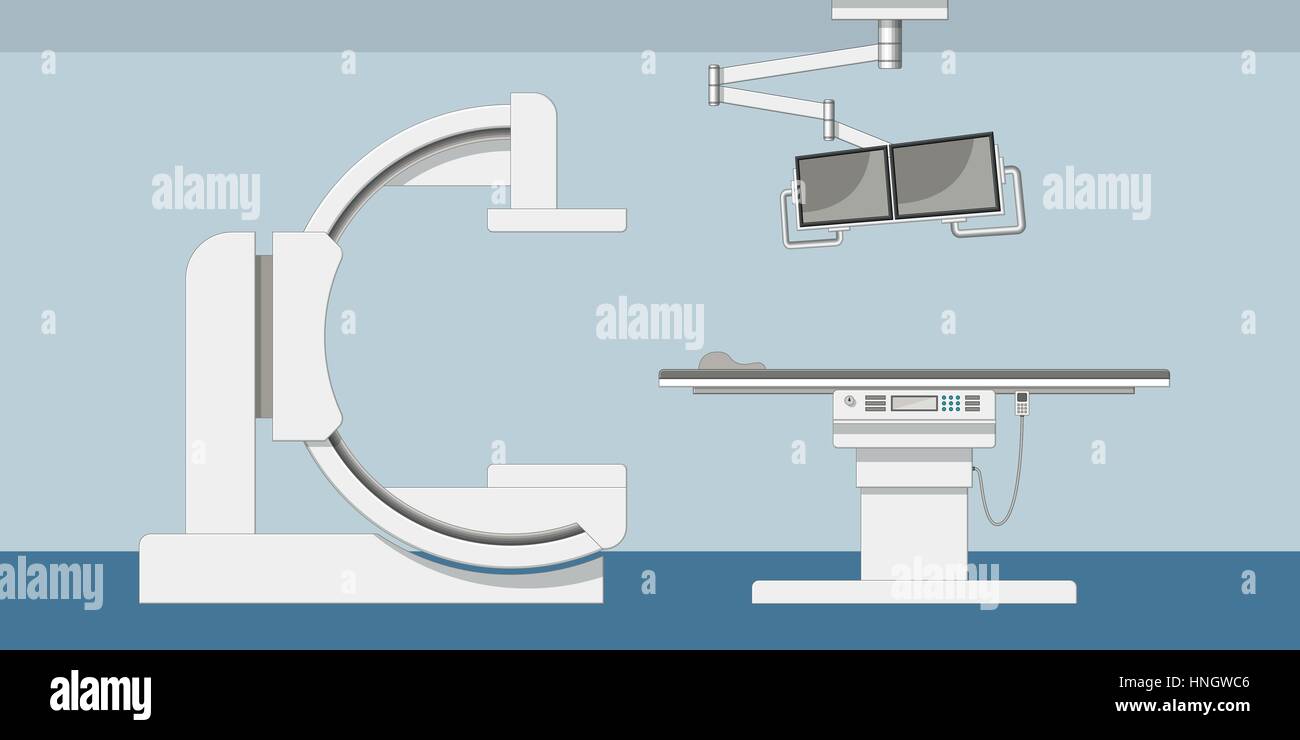 Illustration of a modern X-ray machine Stock Vector Image & Art - Alamy