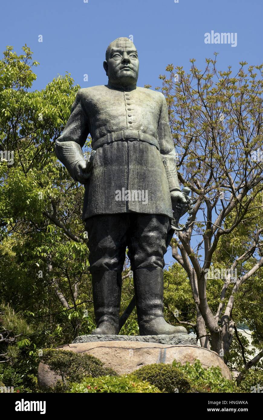 Saigo takamori statue hi-res stock photography and images - Alamy