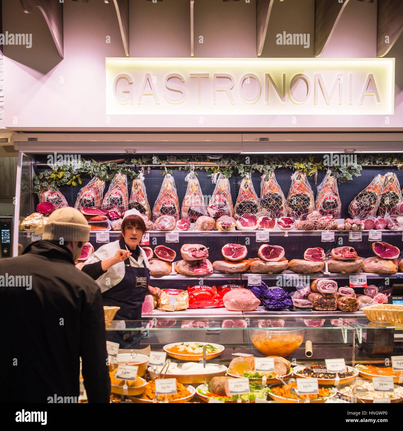 Gastronomia italy shop hi-res stock photography and images - Alamy