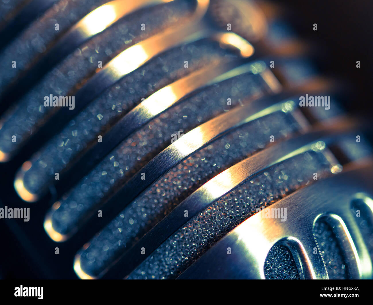 Old fashioned radio studio microphone hi-res stock photography and ...