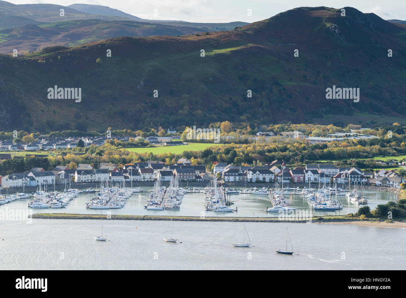 Conwy marina wales hi-res stock photography and images - Alamy