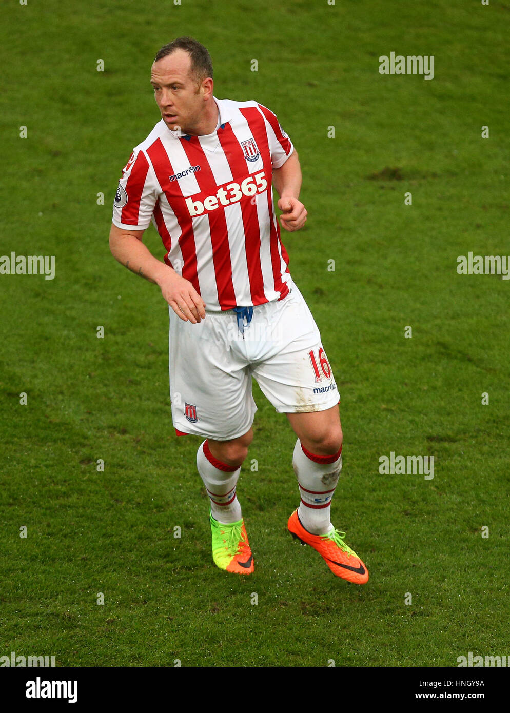 Stoke City's Charlie Adam Stock Photo - Alamy