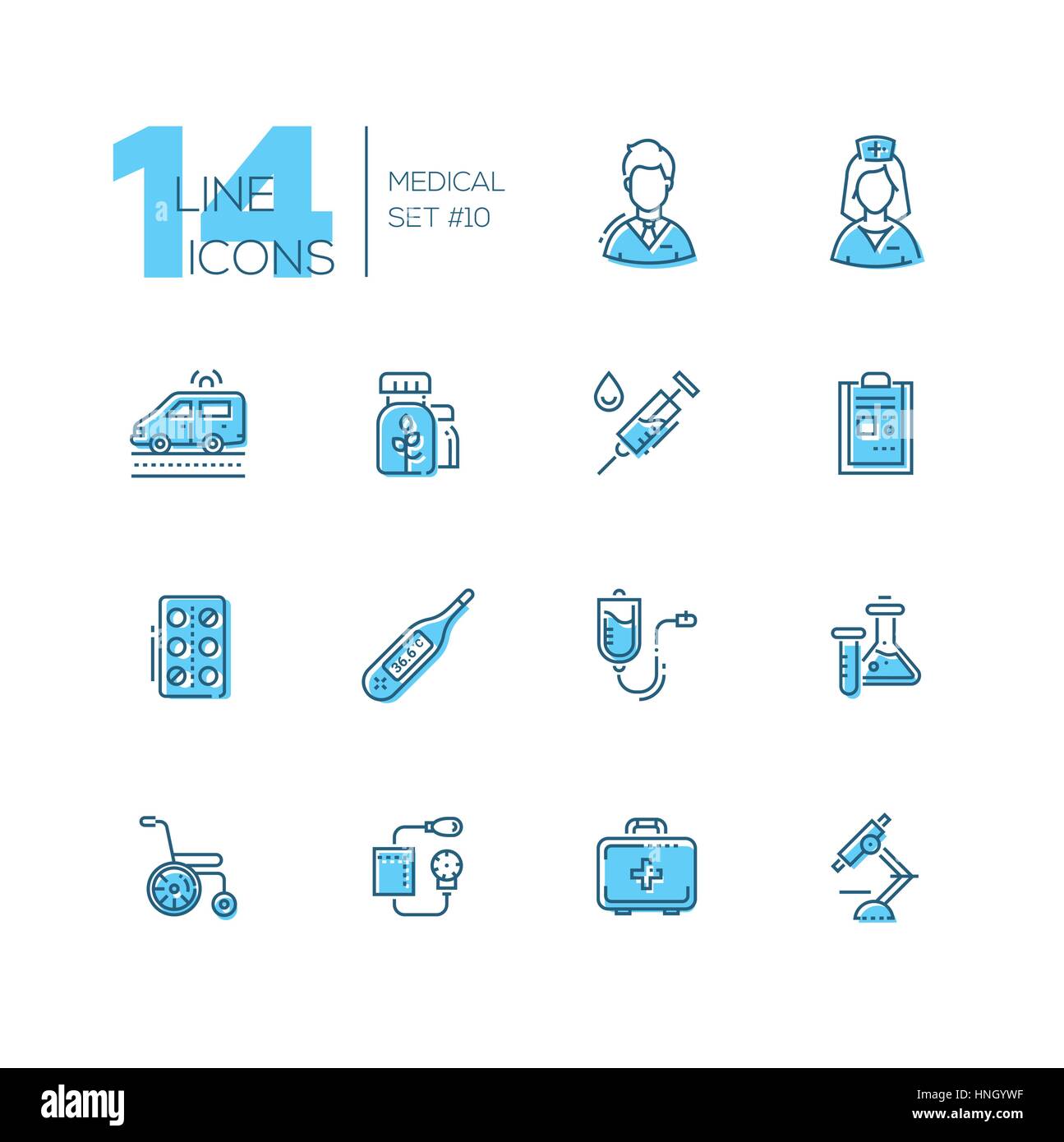 Set laboratory equipment blood Cut Out Stock Images & Pictures - Alamy