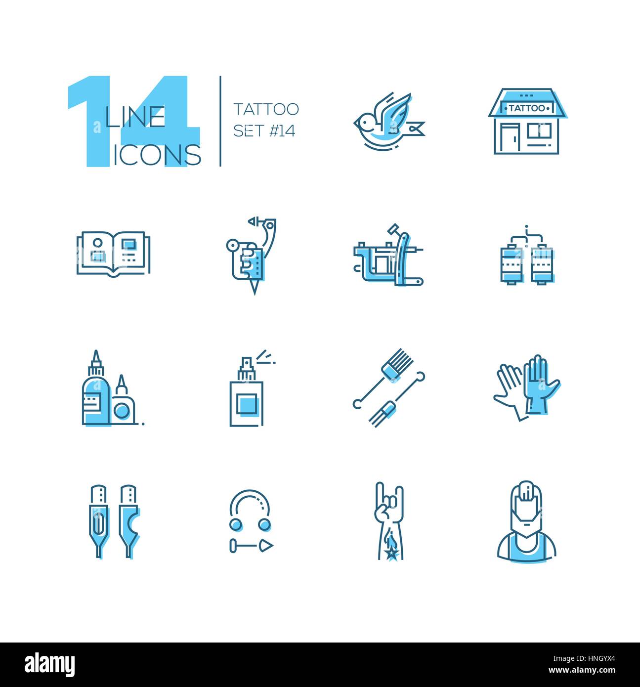 Tattoo catalog Stock Vector Images - Alamy