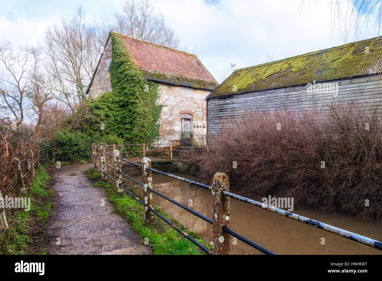 Fiddleford Mill, Sturminster Newton, Dorset, England, UK Stock Photo ...