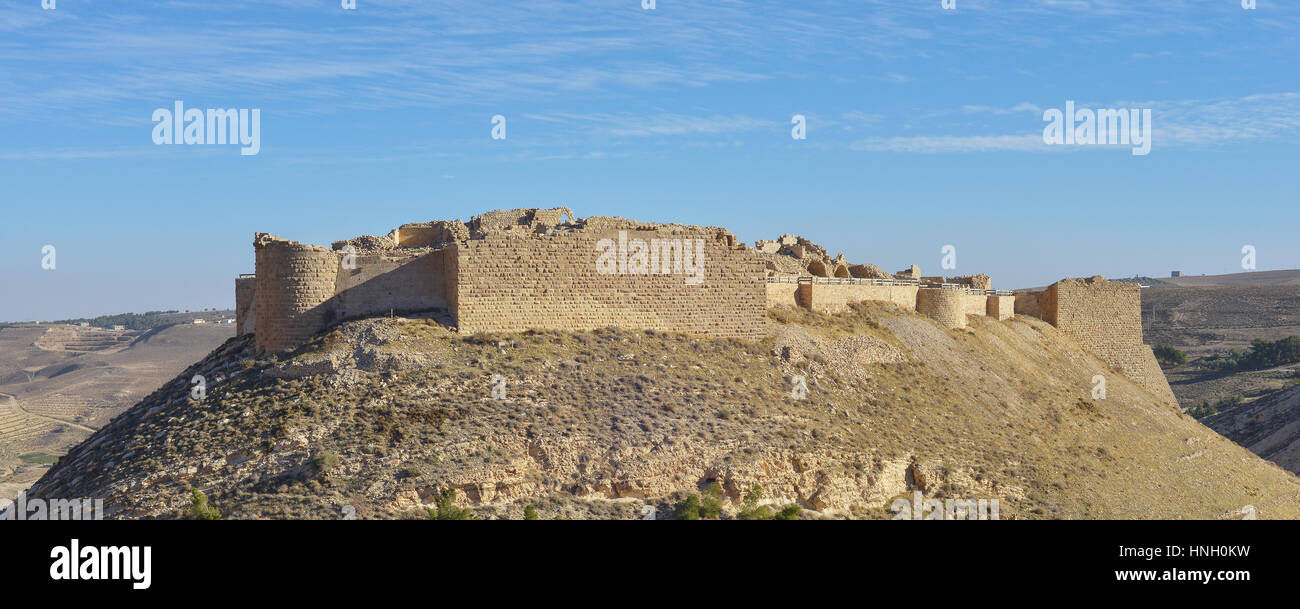 Shobak crusader castle fortress in Jordan Stock Photo - Alamy