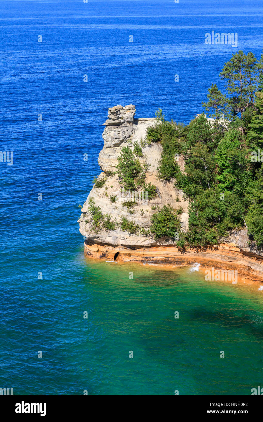 Miners Castle, Lake Superior, Pictured Rocks National Lakeshore ...