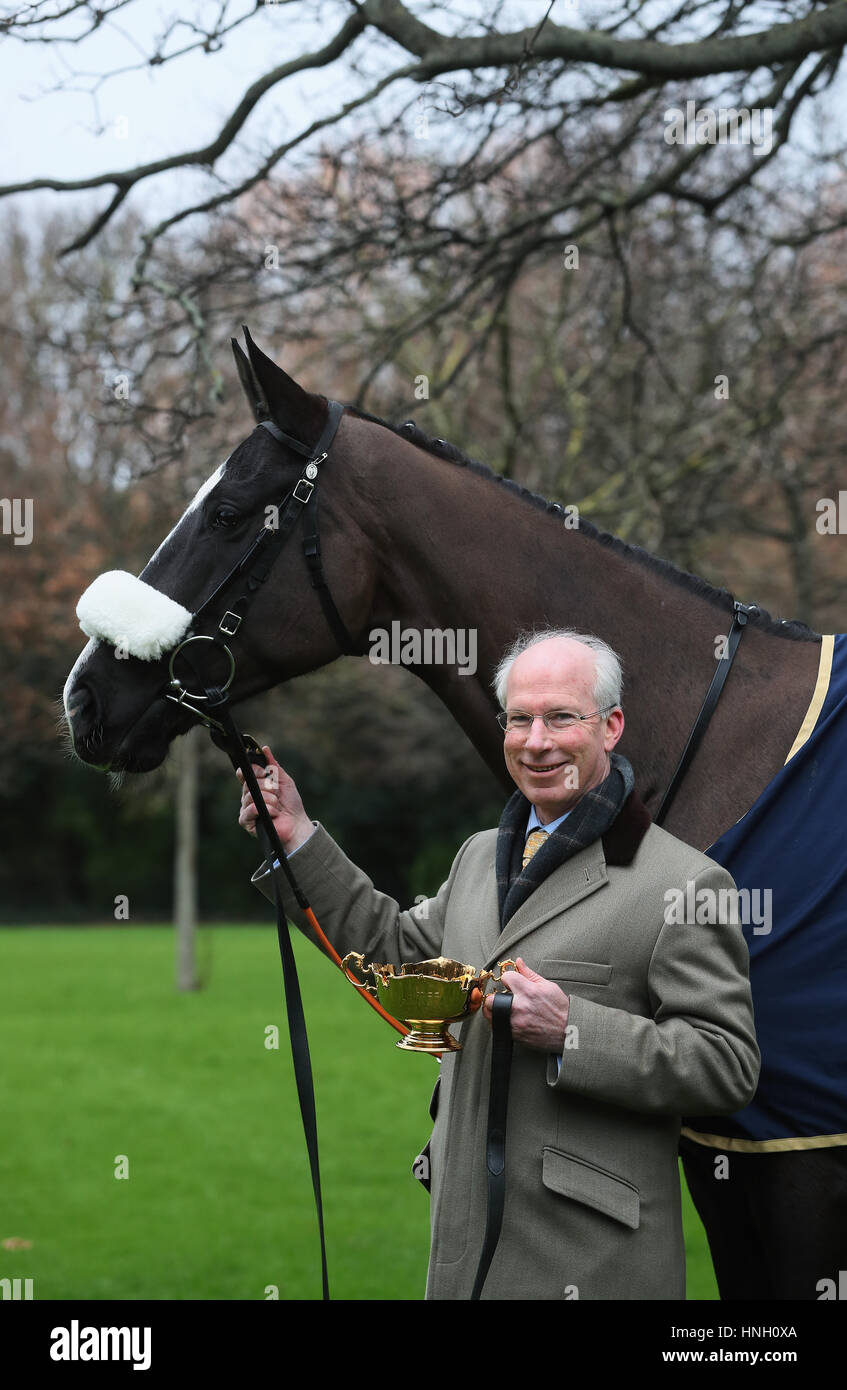 Managing director cheltenham racecourse ian renton hi-res stock ...
