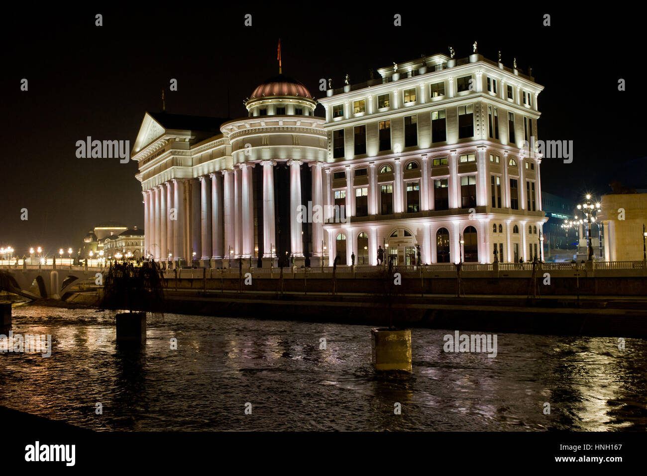 Archaeological Museum of Macedonia Building in Skopje Stock Photo - Alamy