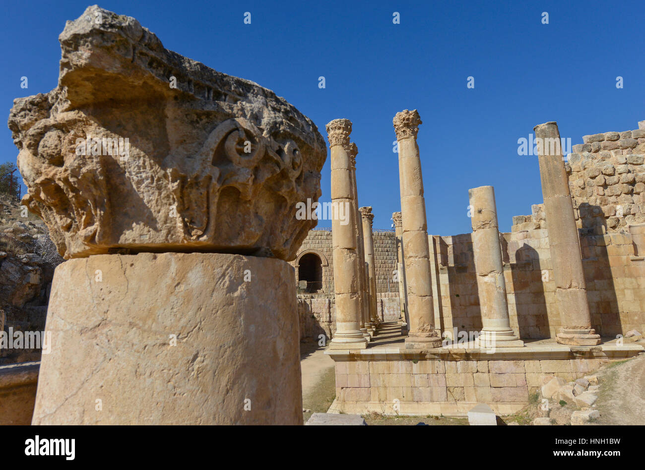 Jerash is the site of the ruins of the Greco-Roman city of Gerasa ...