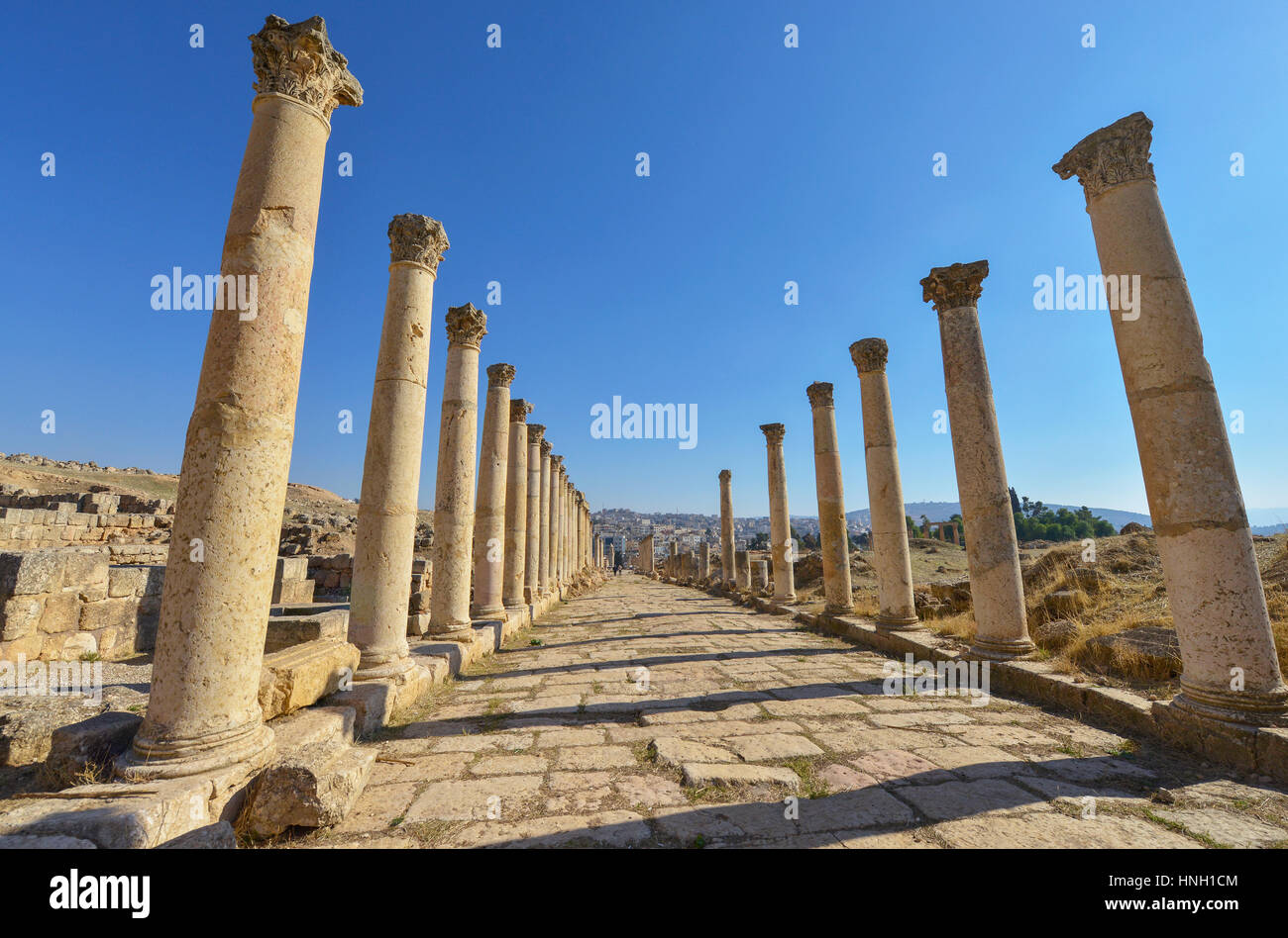 Jerash is the site of the ruins of the Greco-Roman city of Gerasa ...
