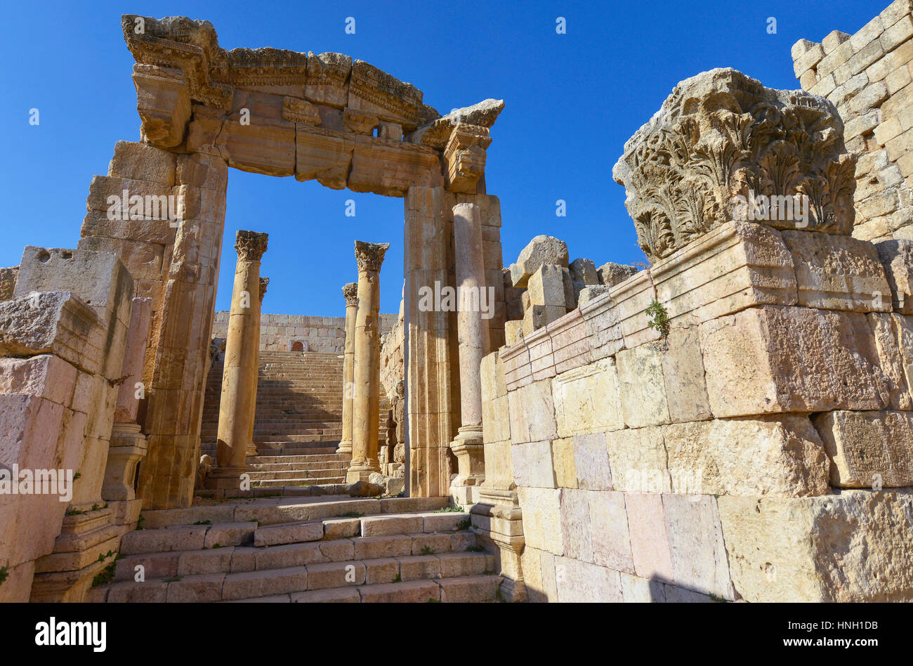 Jerash is the site of the ruins of the Greco-Roman city of Gerasa ...