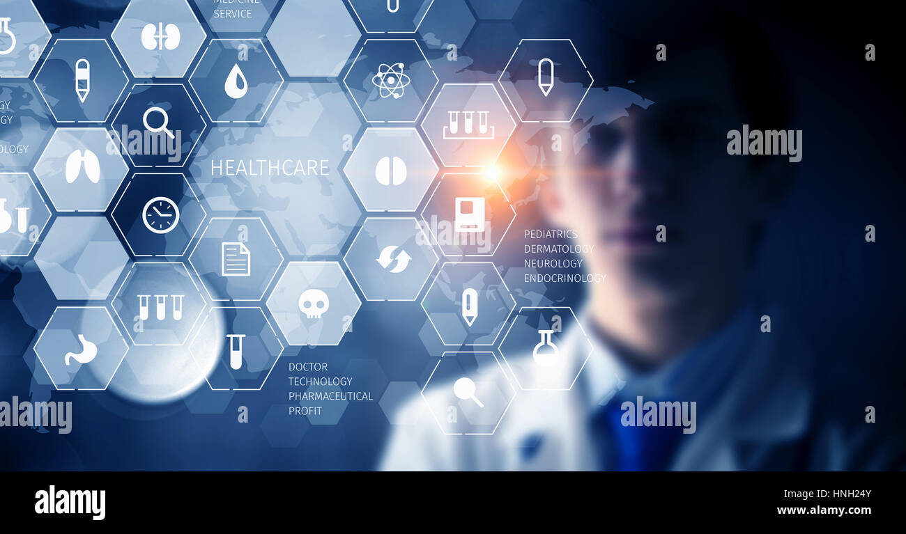 Healthcare icons hi-res stock photography and images - Alamy