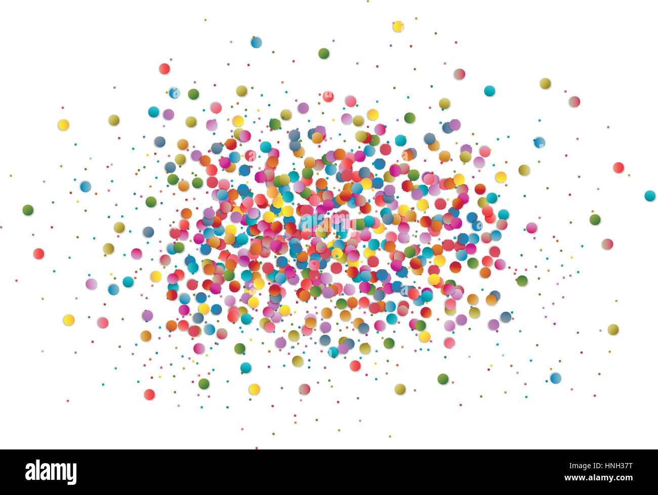 Multicolored round confetti Stock Vector Image & Art - Alamy