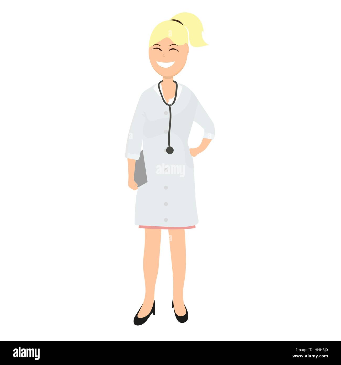 female doctor pediatrician in hospital Stock Vector Image & Art - Alamy
