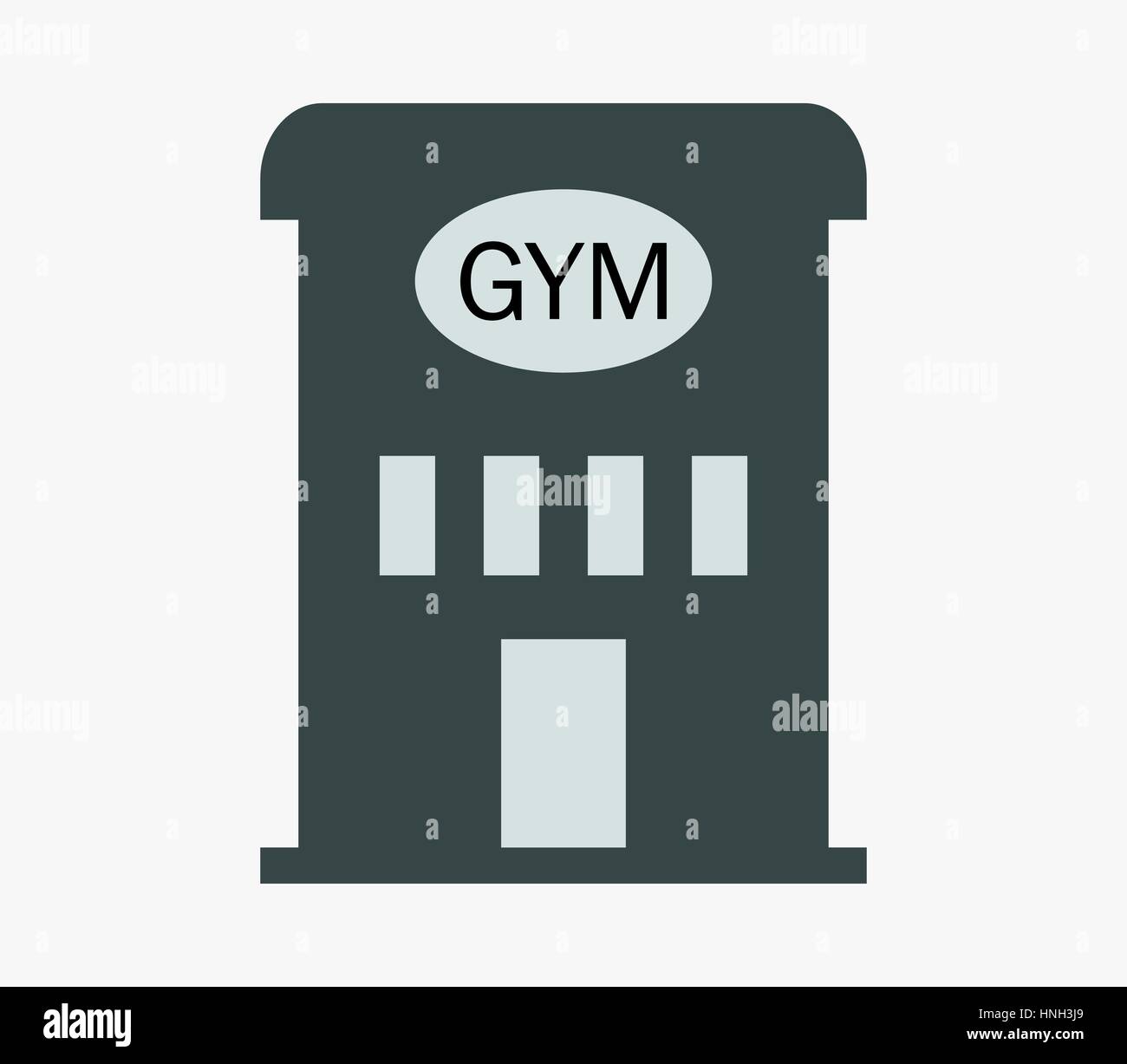 Gym building icon Stock Vector Image & Art - Alamy