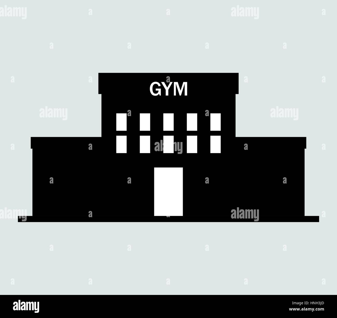 Exterior of gym Stock Vector Images - Alamy