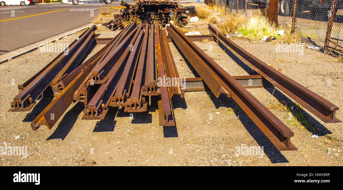 Bent rails hi-res stock photography and images - Alamy