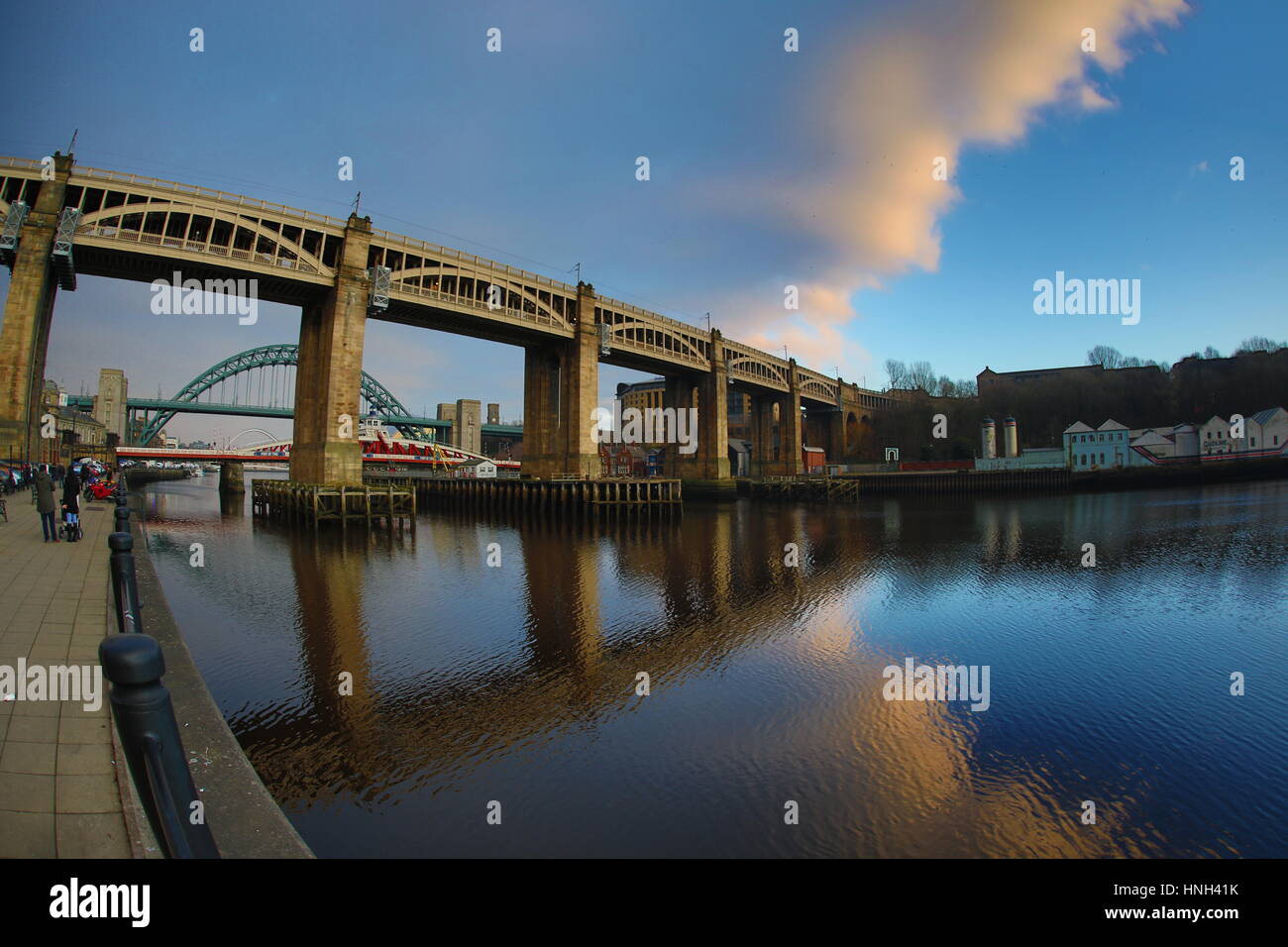 Newcastle high level bridge hi-res stock photography and images - Alamy