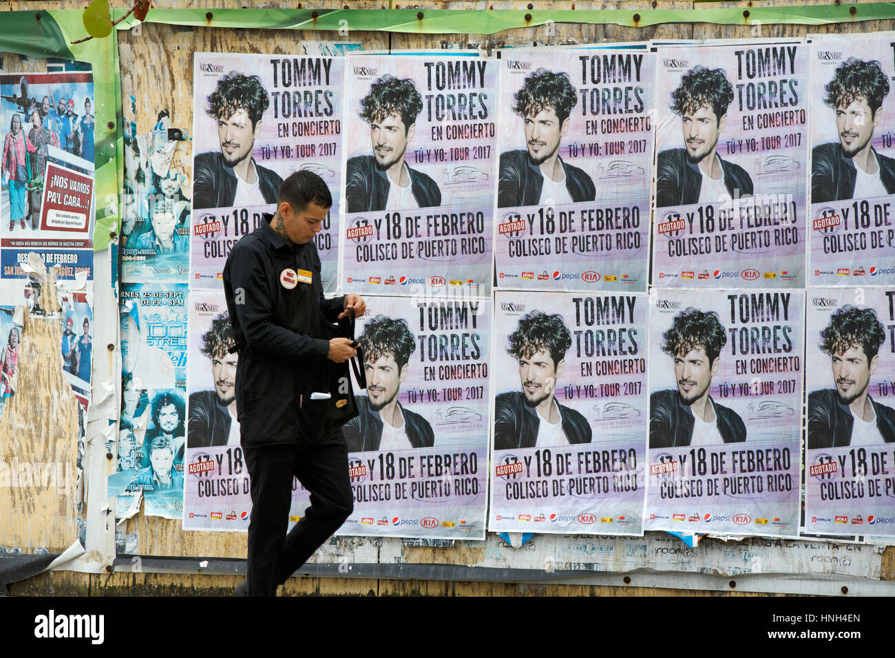 Concert posters hi-res stock photography and images - Alamy